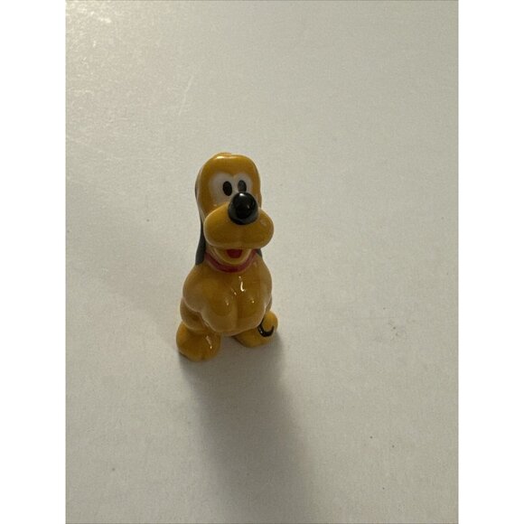 Other | Vintage Disney Bone China Pluto Dog Figure D11 | Poshmark